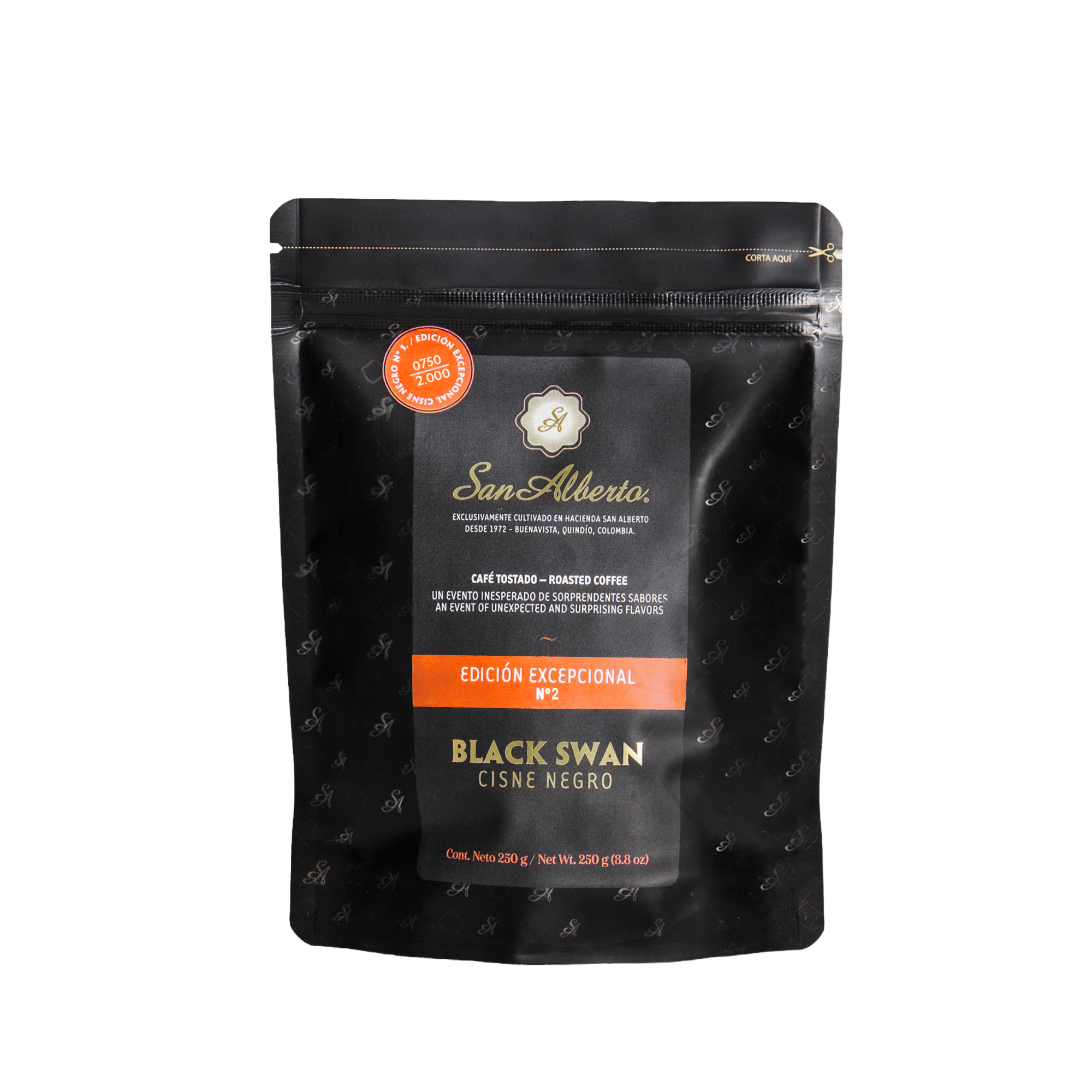 San Alberto Coffee – Black Swan – Version # 2 - Café San Alberto